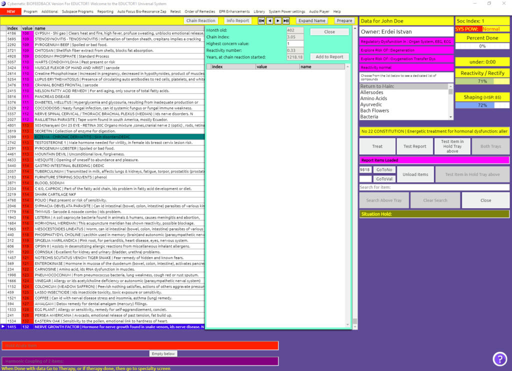 Chain Reaction Function - Support - Quantum Medical